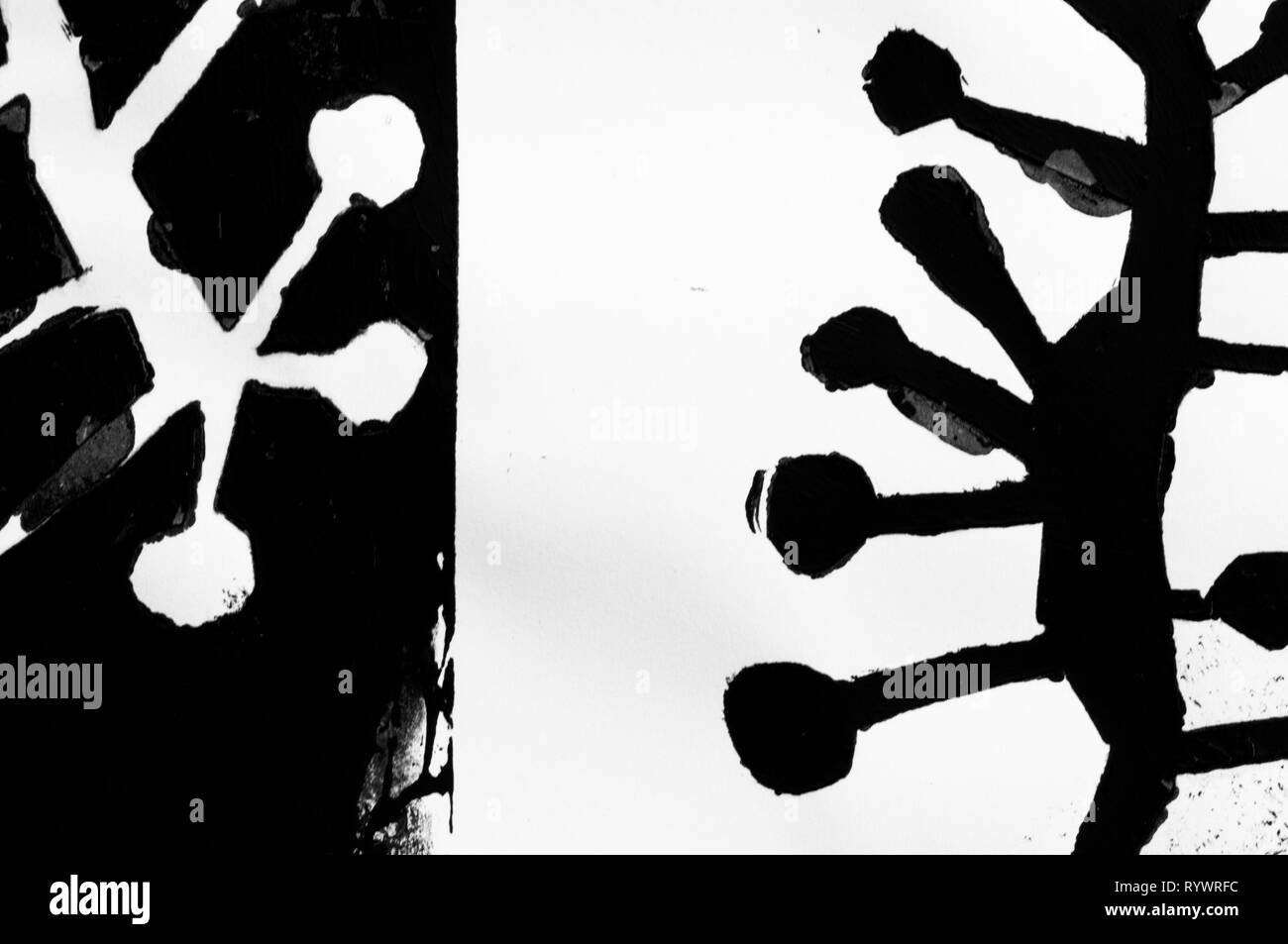 Black stencil art Black and White Stock Photos & Images - Alamy