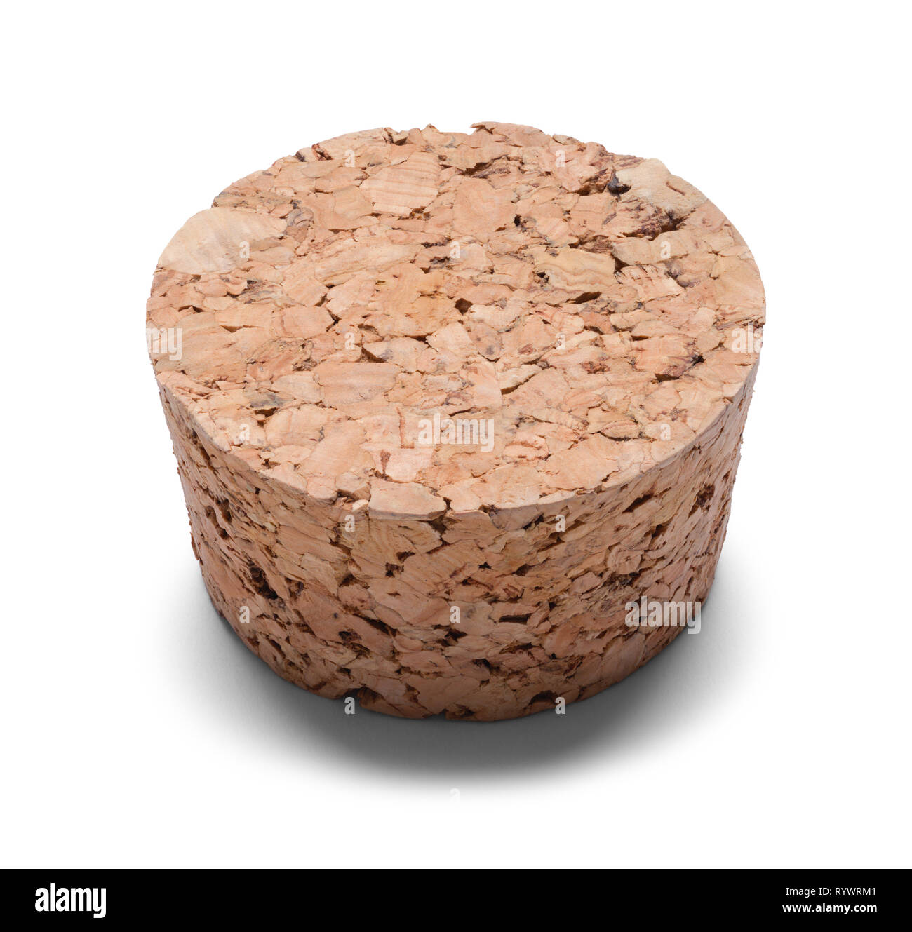 Large Wide Cork Isolated on White Background Stock Photo - Alamy