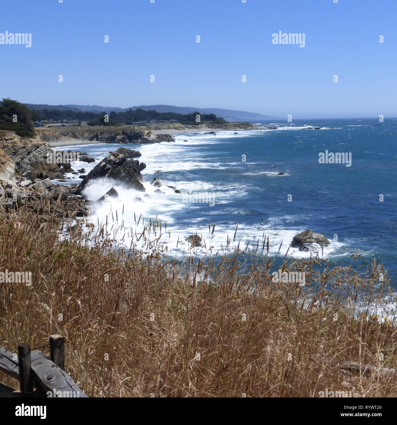 California coast line Stock Photo - Alamy