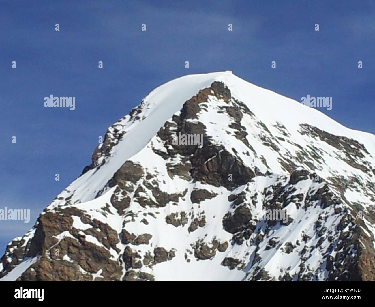 The beautiful Swiss alps with snow capped mountains and adventures of ...