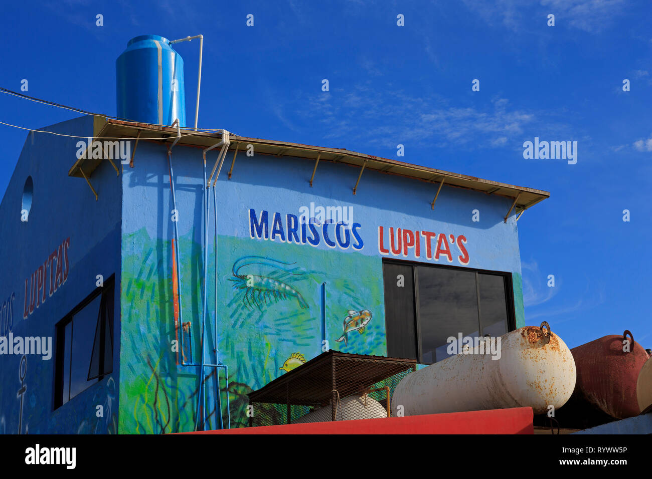 Fish Market, Ensenada City, Baja California, Mexico Stock Photo - Alamy