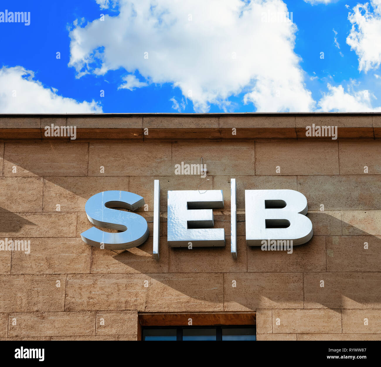 Bank facade riga hi-res stock photography and images - Alamy