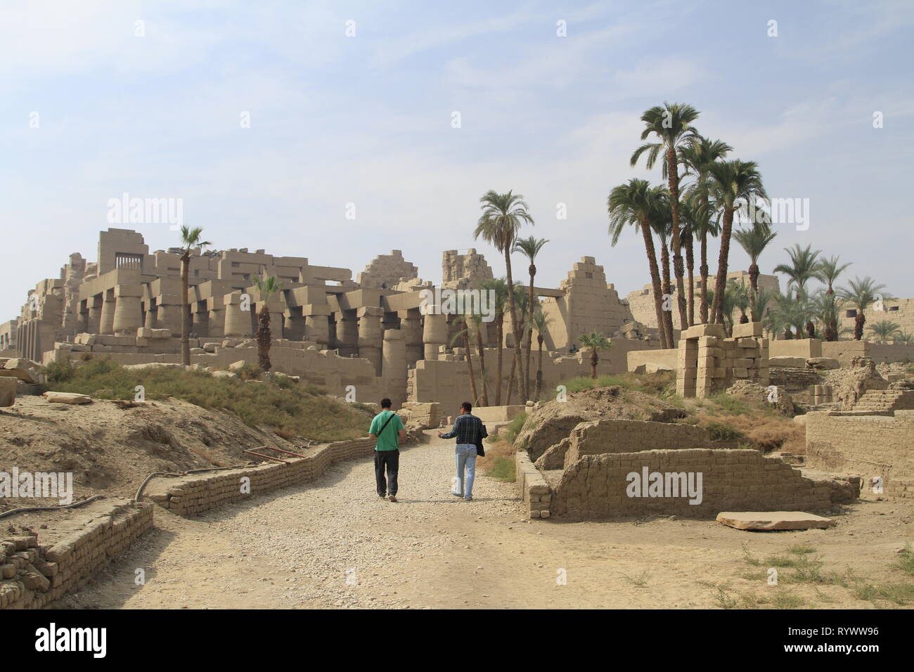 Karnak archaeological view hi-res stock photography and images - Alamy