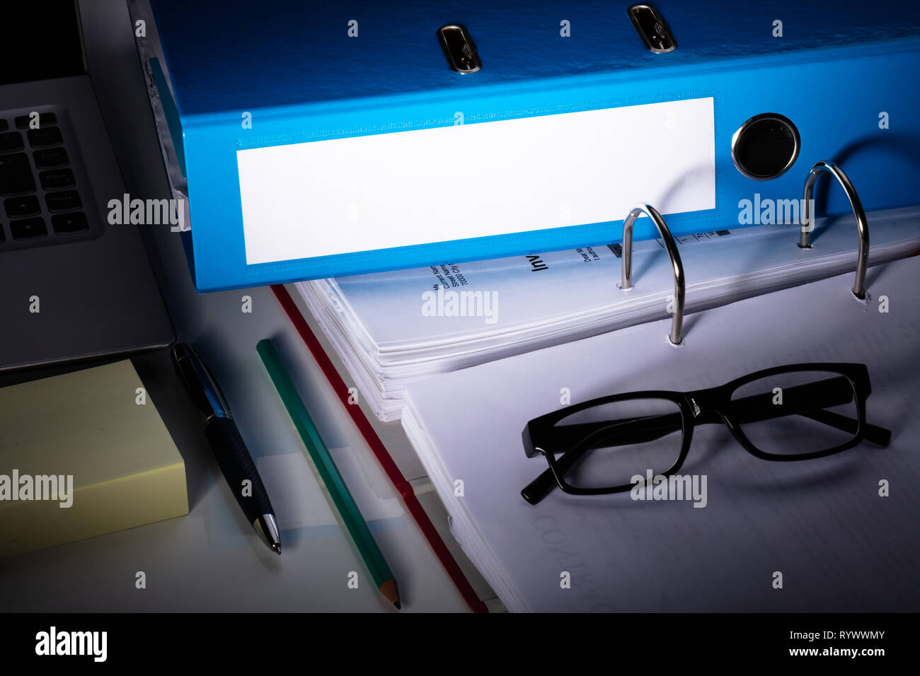 Document folders table hi-res stock photography and images - Alamy