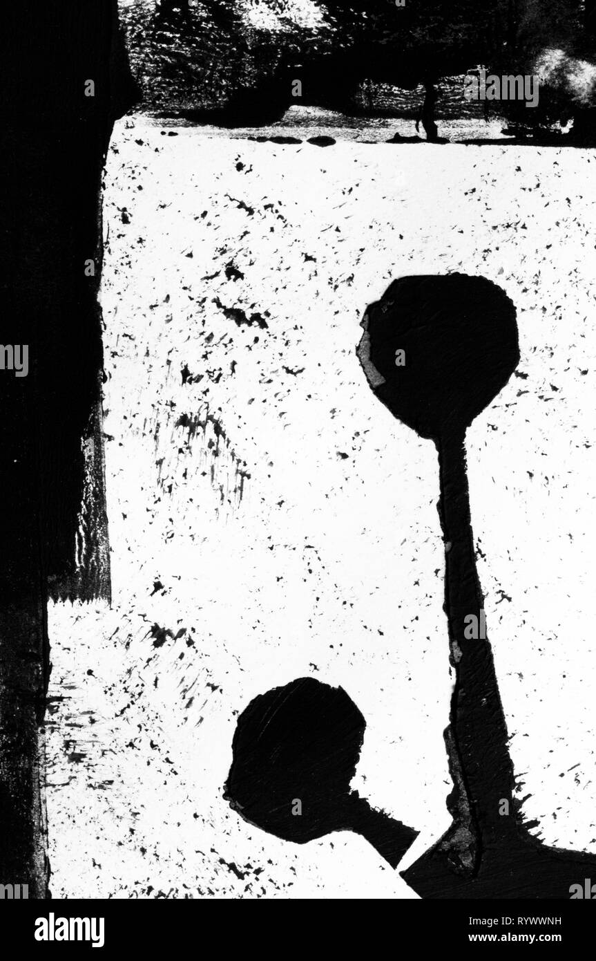 Black stencil art Black and White Stock Photos & Images - Alamy