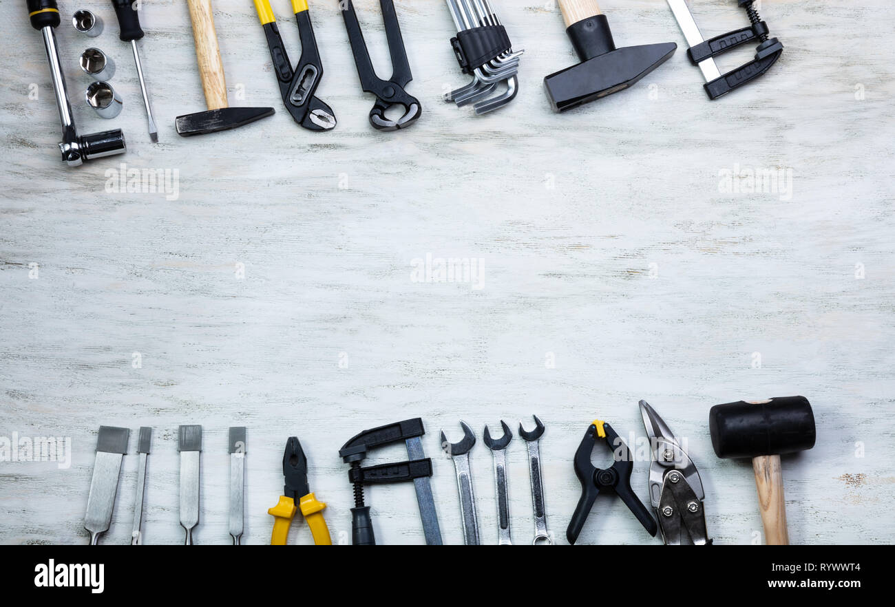 Arranged tools hi-res stock photography and images - Alamy