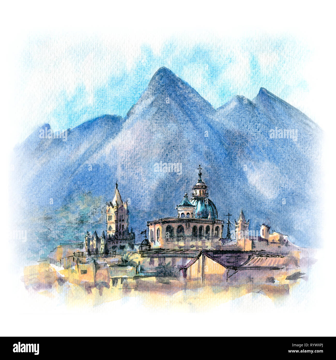 Europe italy sicily city Cut Out Stock Images & Pictures - Alamy