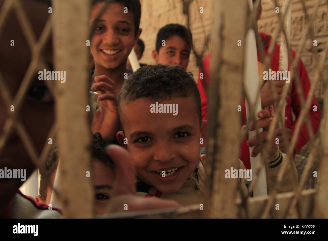 Egyptian street children hi-res stock photography and images - Alamy