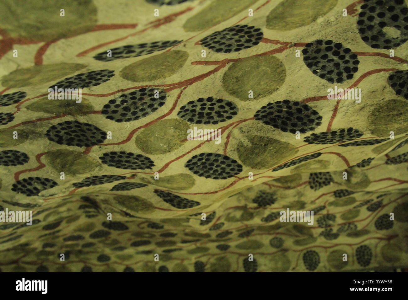 Ceiling detail at the Tomb of Sennefer (Tomb of the Vineyards), TT96 ...