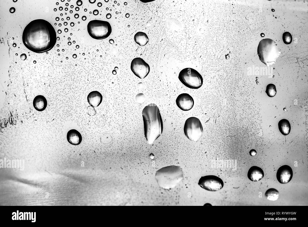 condensation water droplets on a plastic surface Stock Photo - Alamy