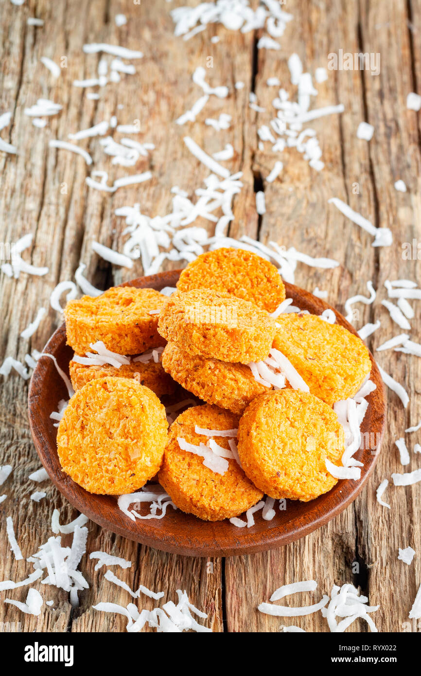 coconut candy, traditional candy from colombia "manzanitas Stock Photo ...