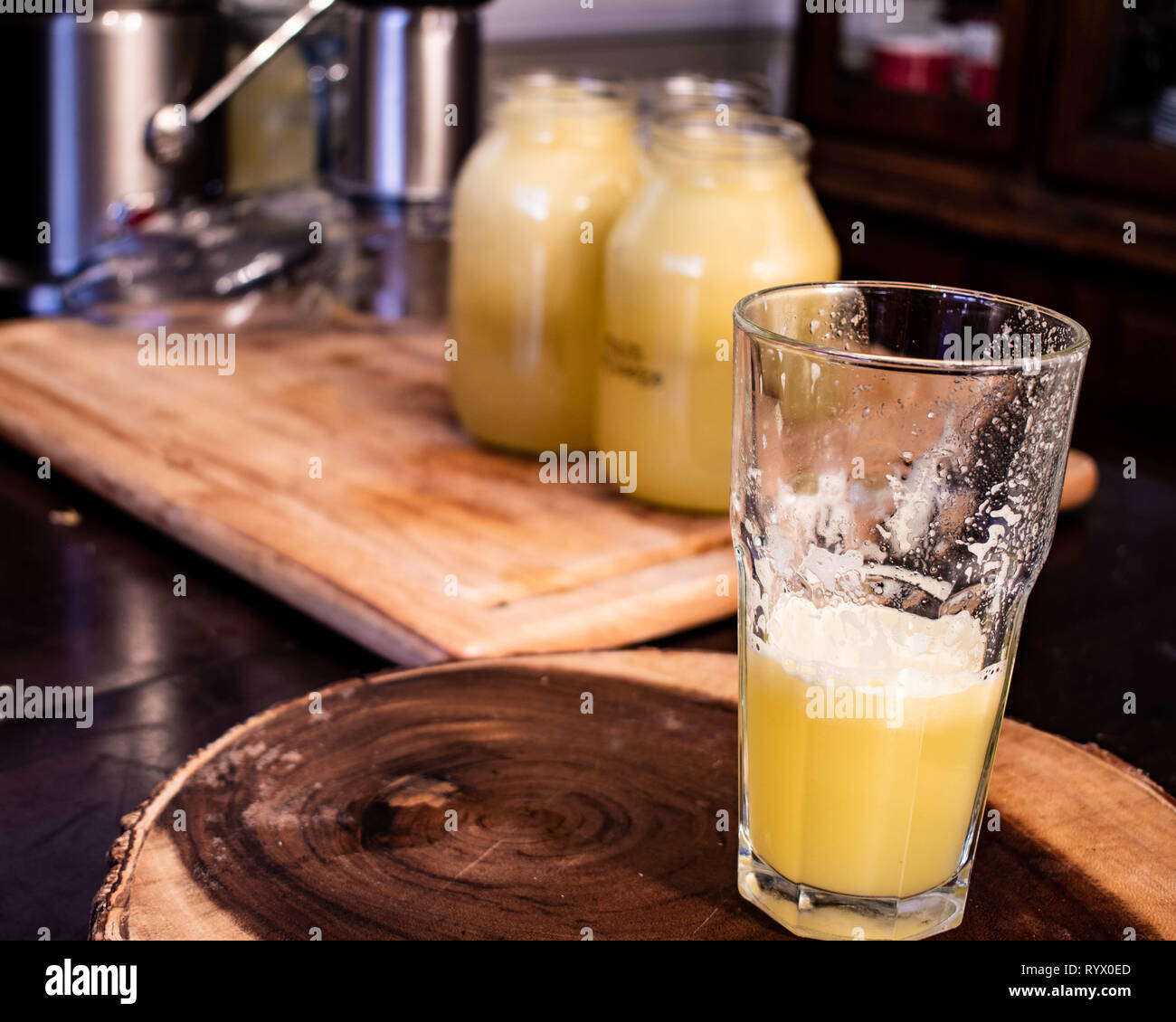 Pineapple juice hi-res stock photography and images - Alamy