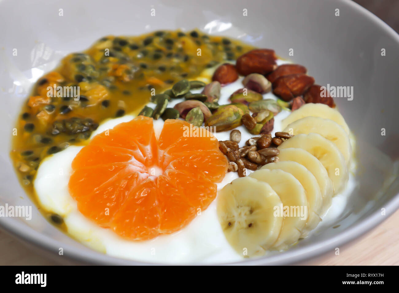 Yogurt as a topping hi-res stock photography and images - Alamy