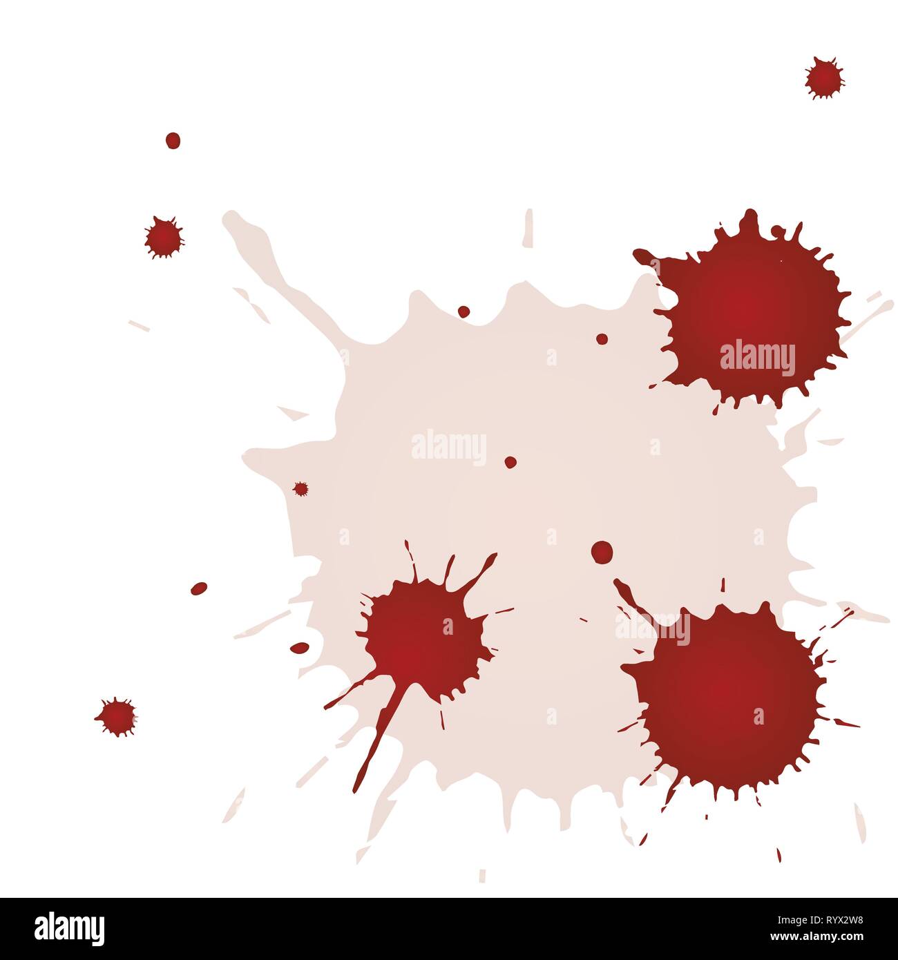 Blood spot Stock Vector Images - Alamy
