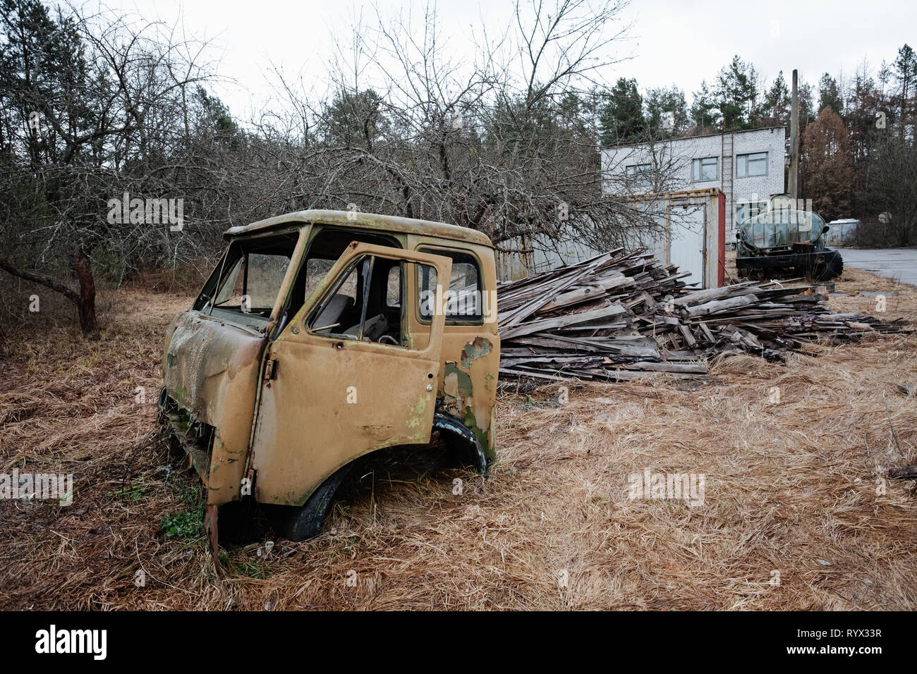 Chernobyl nuclear power plant exclusion zone Stock Photo - Alamy