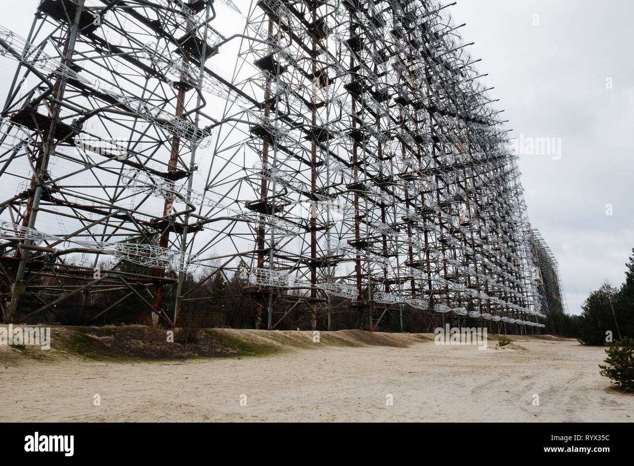 Chernobyl nuclear power plant exclusion zone Stock Photo - Alamy