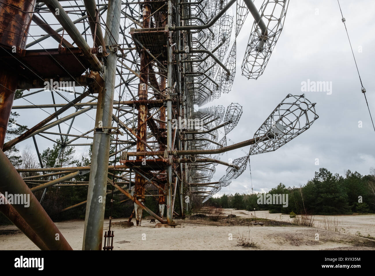 Chernobyl nuclear power plant exclusion zone Stock Photo - Alamy