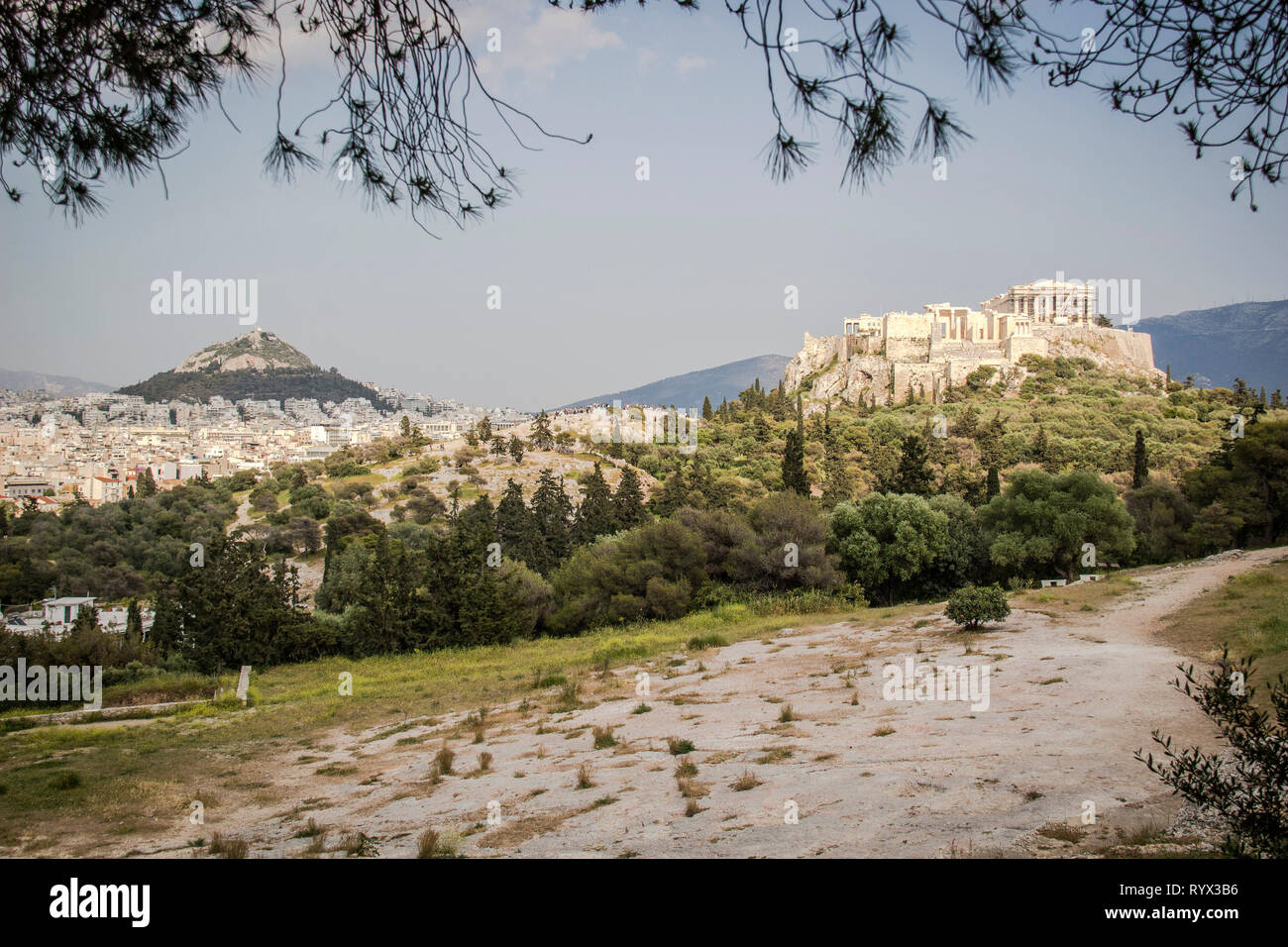 Greece, Athens: Mount Lycabettus (also known as Lycabettos, Lykabettos ...