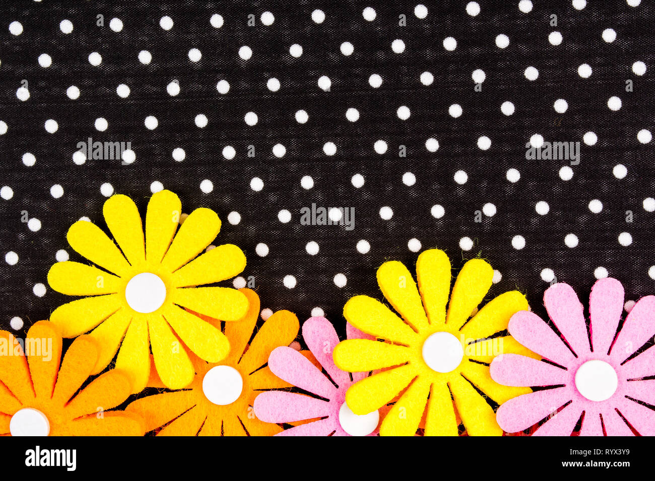 gift card with black dotted background and red ribbon band with many ...