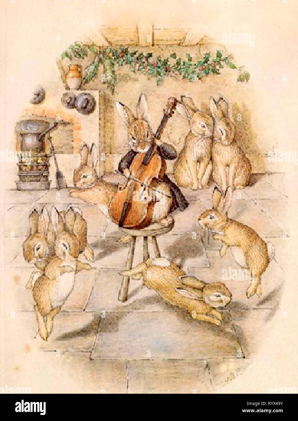 Beatrix Potter Benjamin Bunny Book High Resolution Stock Photography ...