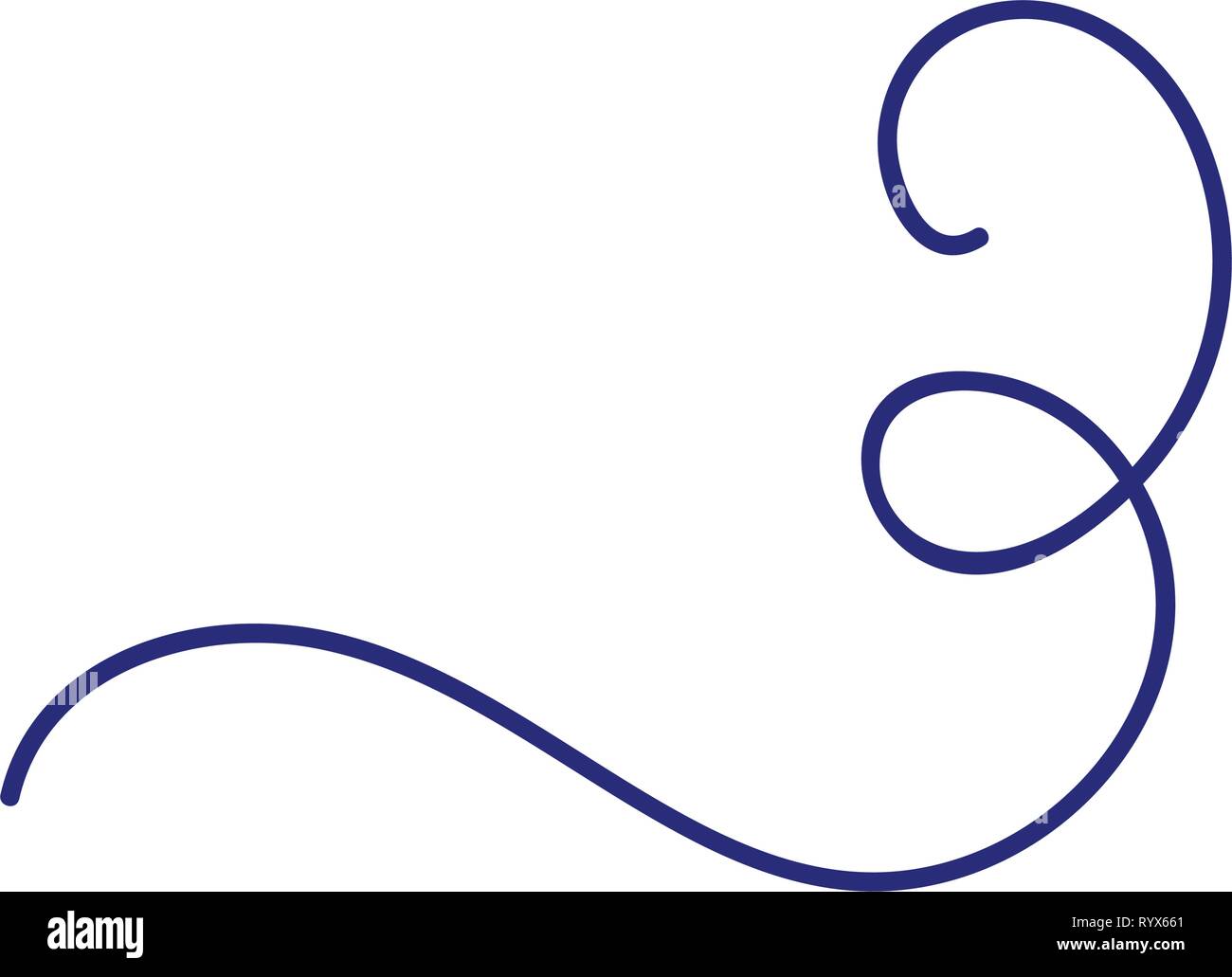 Monoline calligraphy scandinavian folk flourish vector corner. Design ...