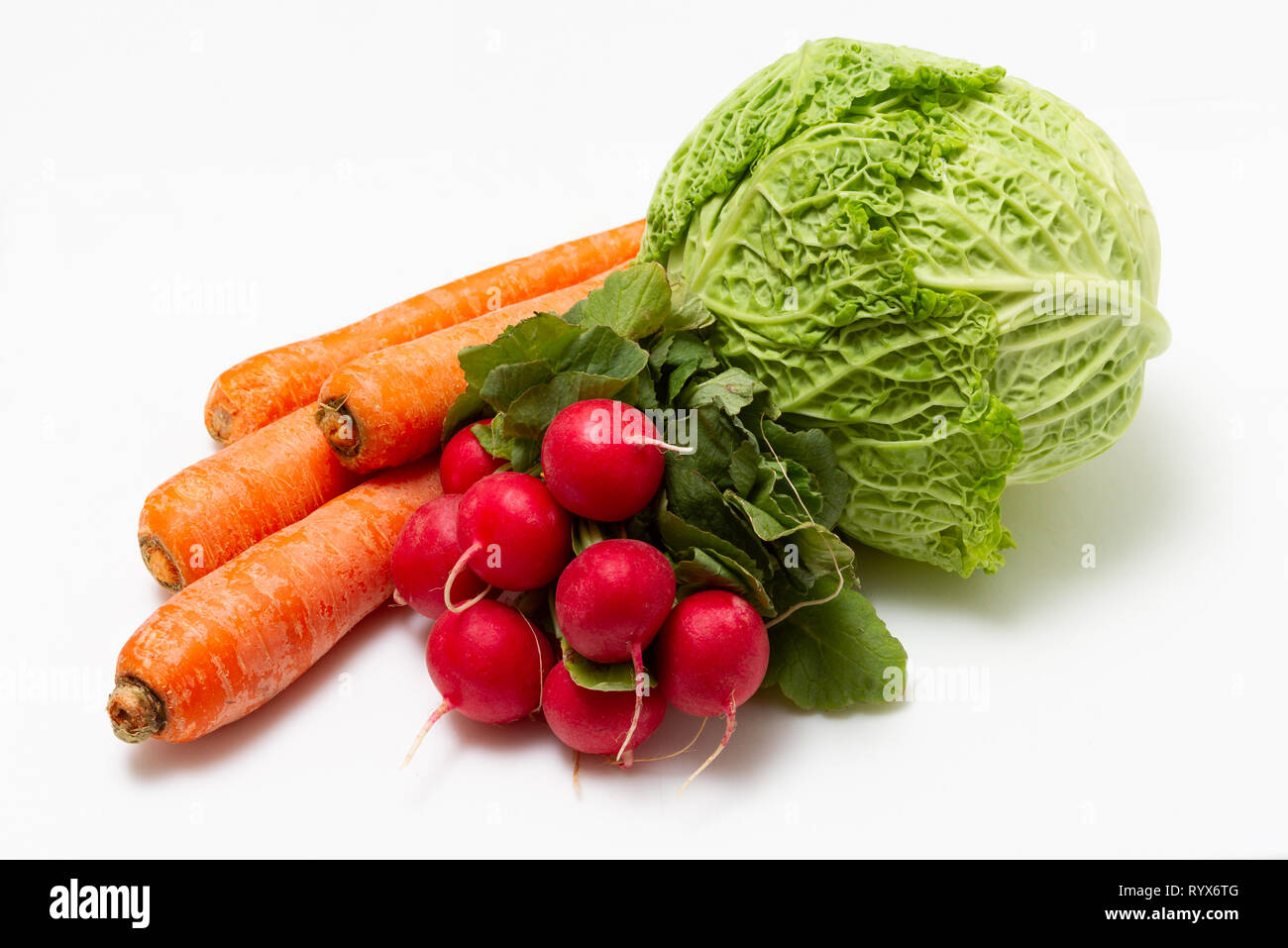 Savoy cabbage and radish hi-res stock photography and images - Alamy