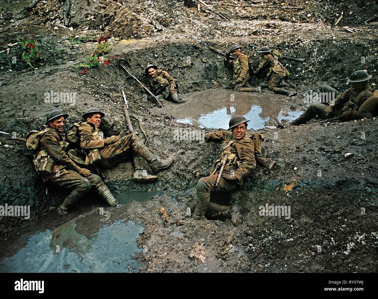 World war battle scene soldier hi-res stock photography and images - Alamy