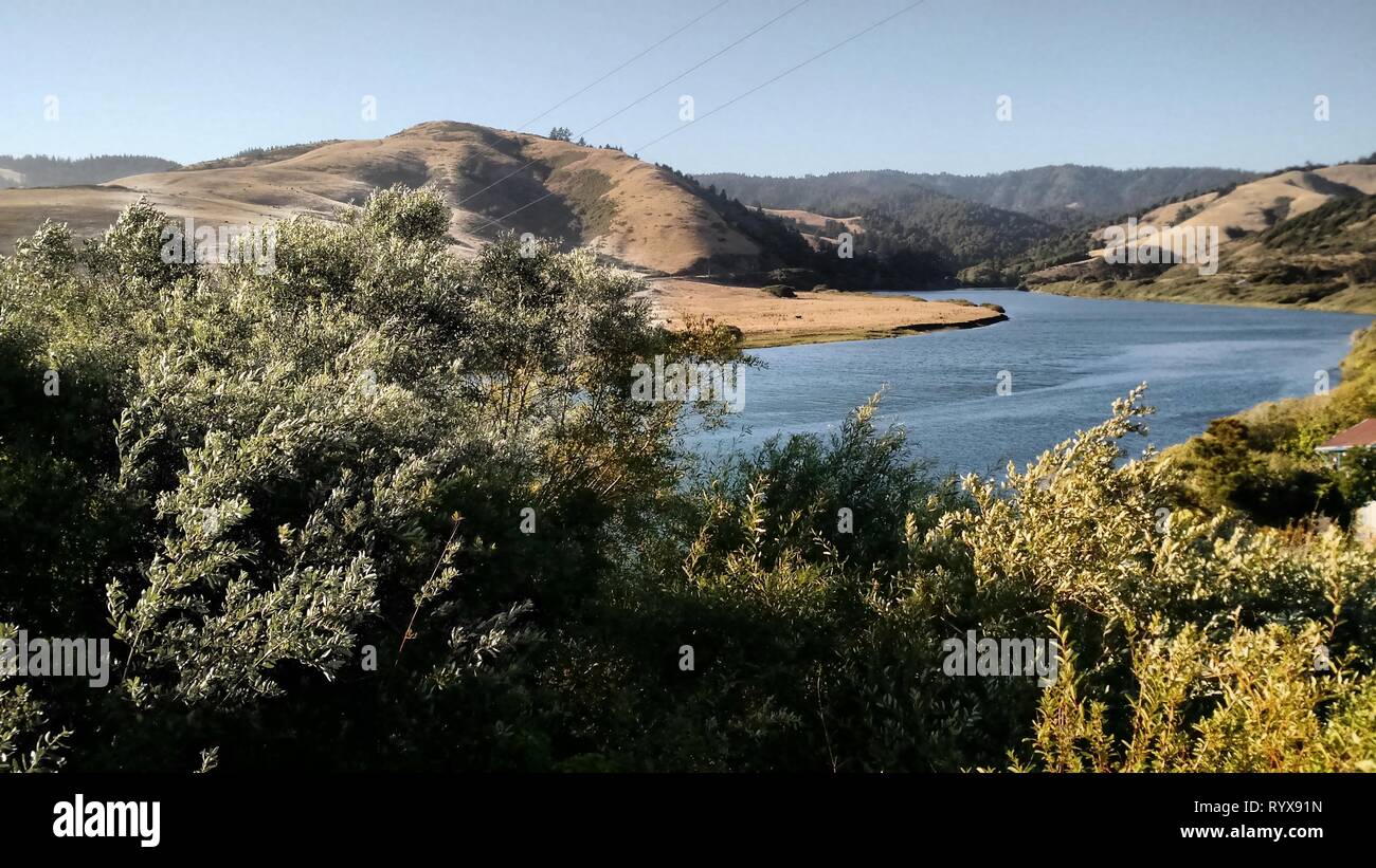 River flowing into the ocean hi-res stock photography and images - Alamy