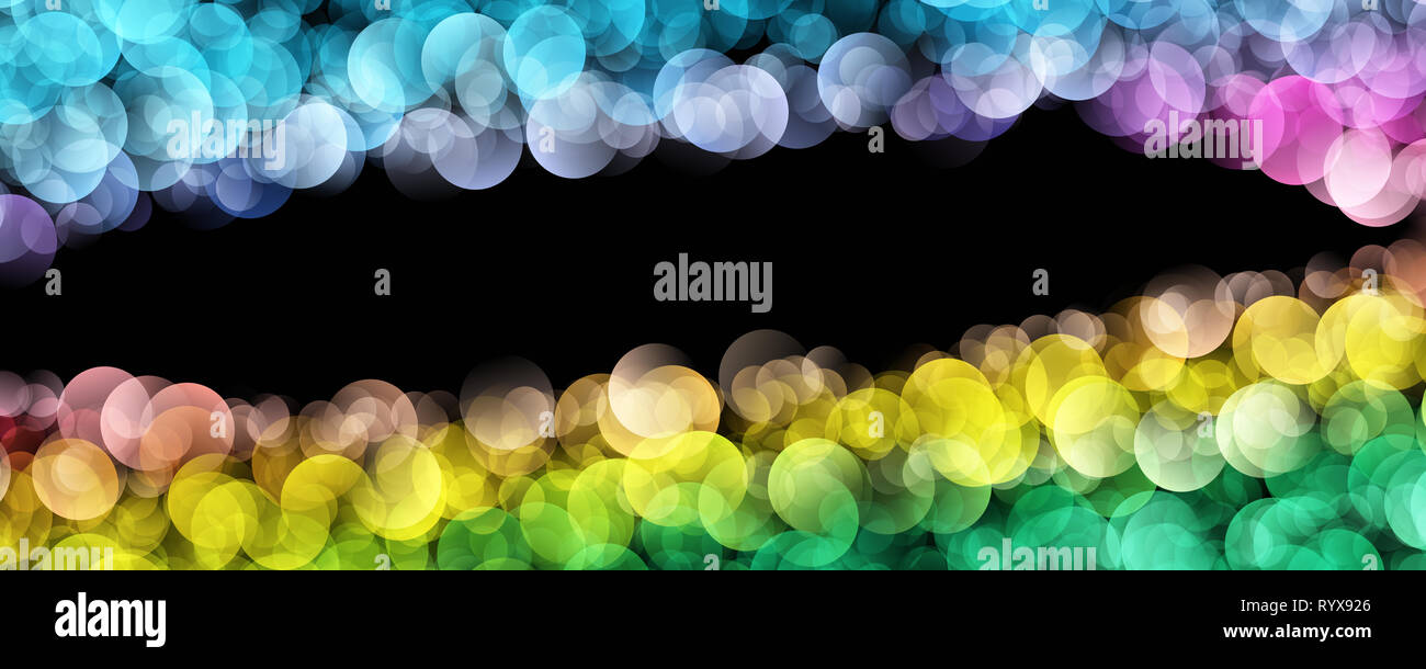 Fantastic circle panorama background design illustration Stock Photo ...