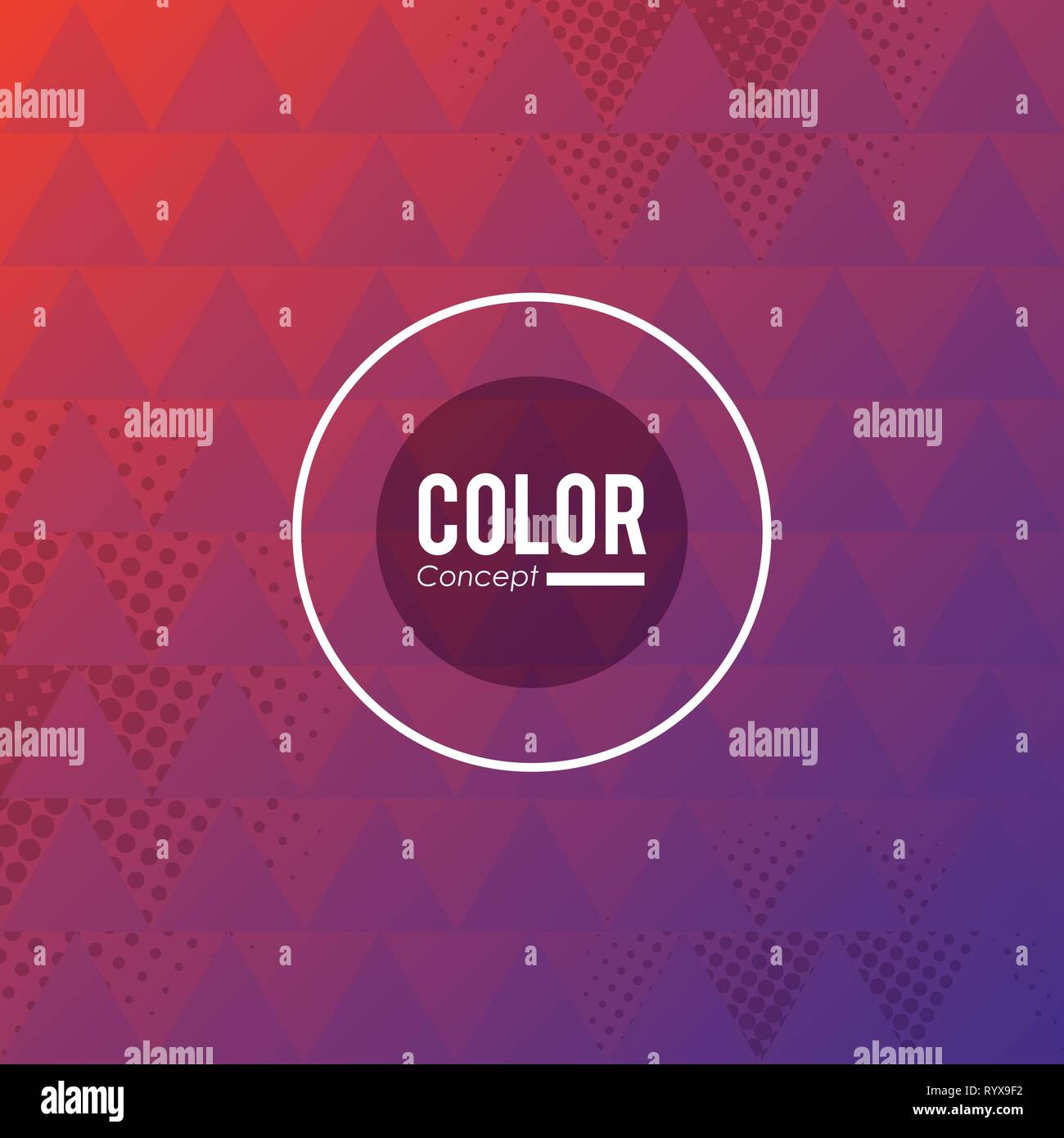 Color card concept Stock Vector Image & Art - Alamy