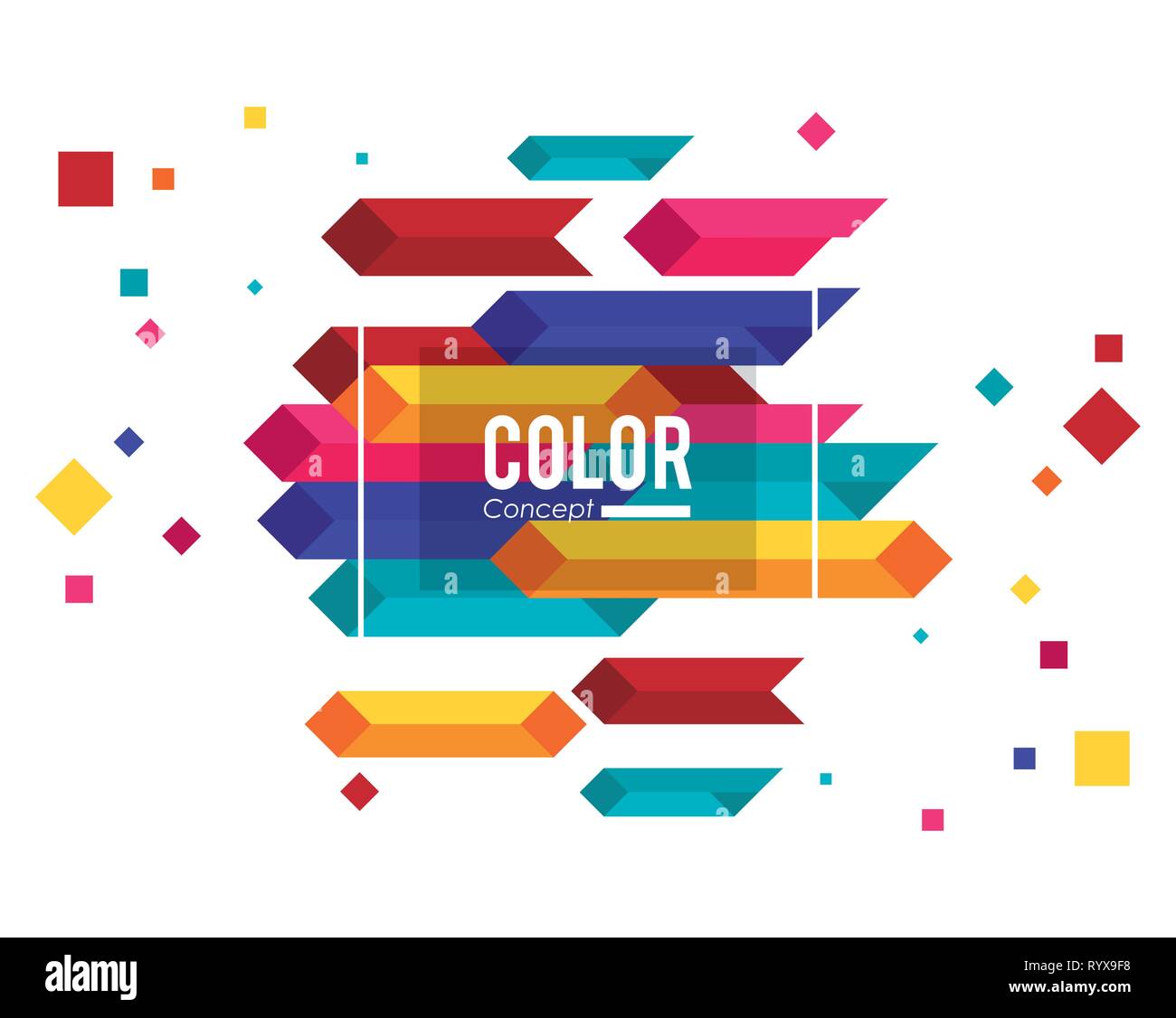 Color card concept Stock Vector Image & Art - Alamy