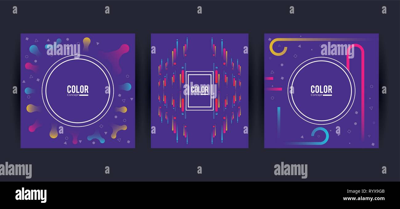 Color cards concept Stock Vector Image & Art - Alamy