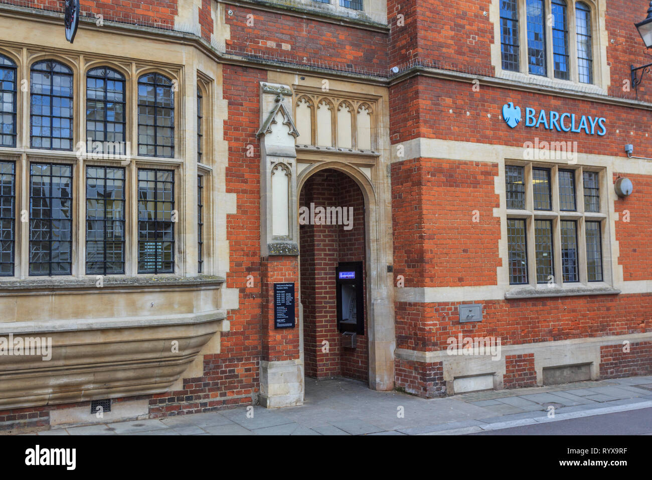 royston village , town centre, high street, hertfordshire, england, uk ...