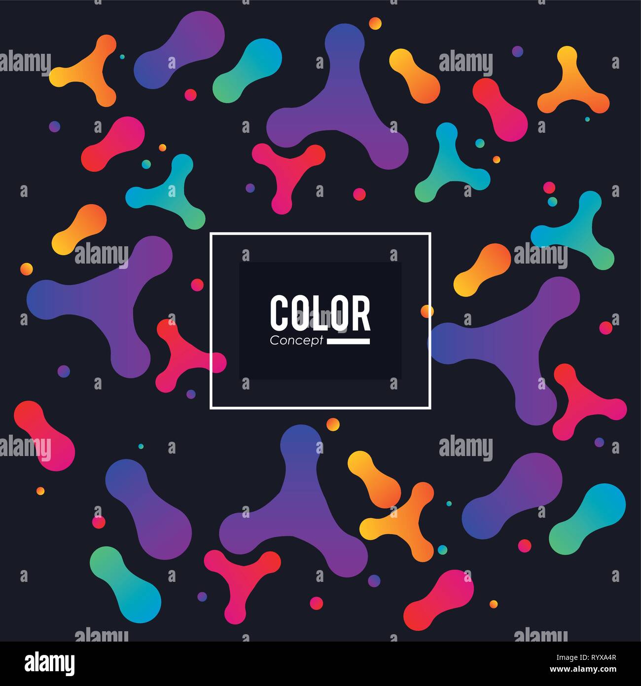 Color card concept Stock Vector Image & Art - Alamy
