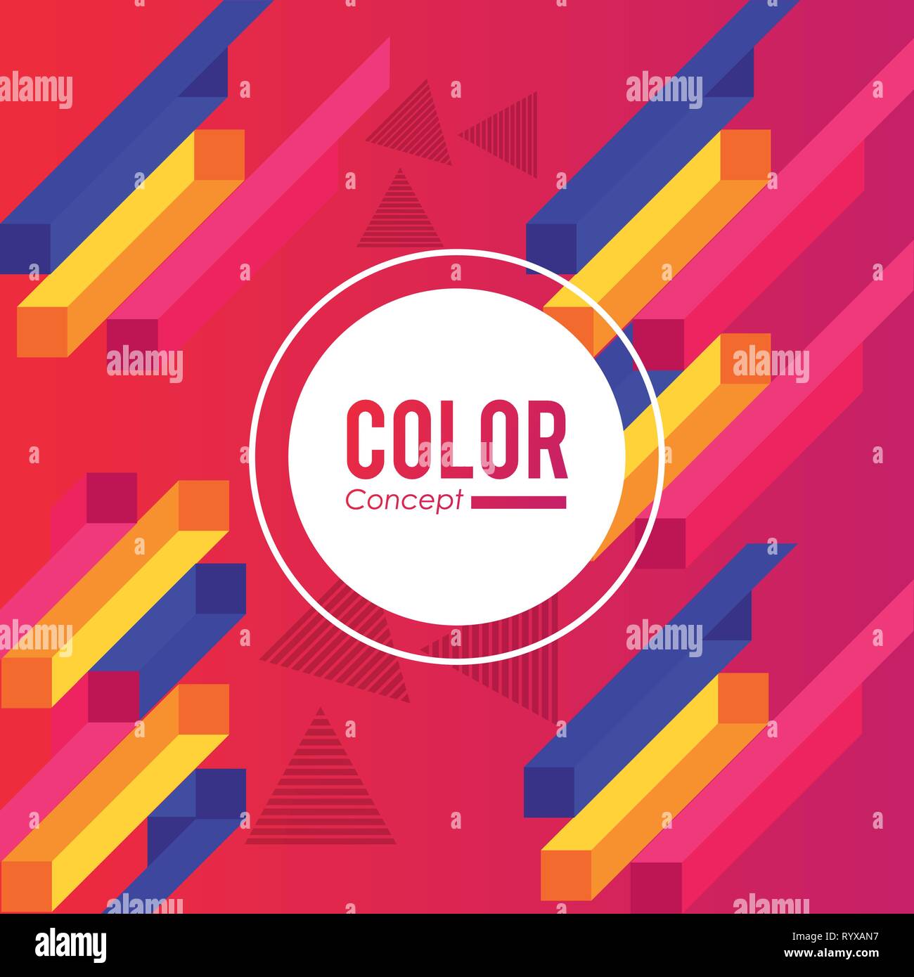 Color card concept Stock Vector Image & Art - Alamy