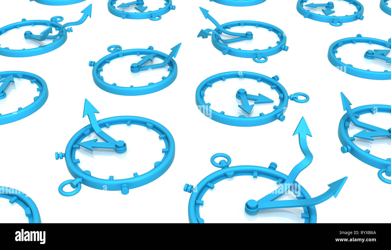 Many 3d simple clocks hi-res stock photography and images - Alamy