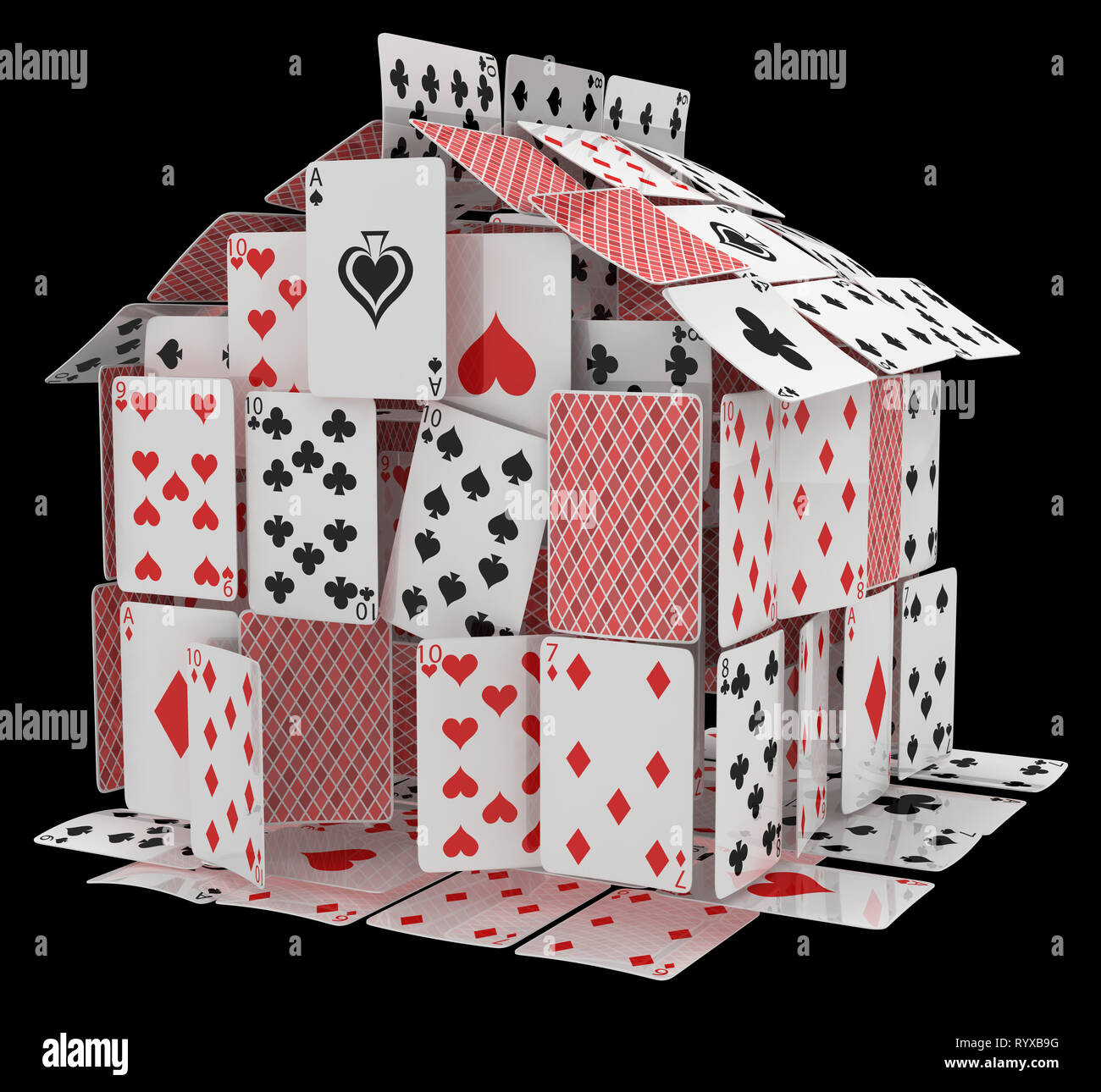 Playing Card Houses