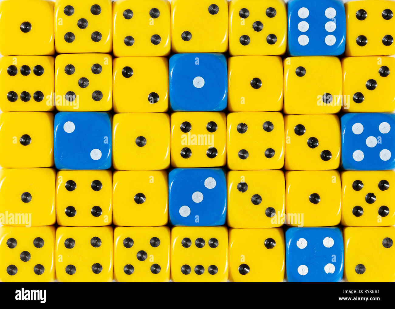 6 dice isolated hi-res stock photography and images - Alamy