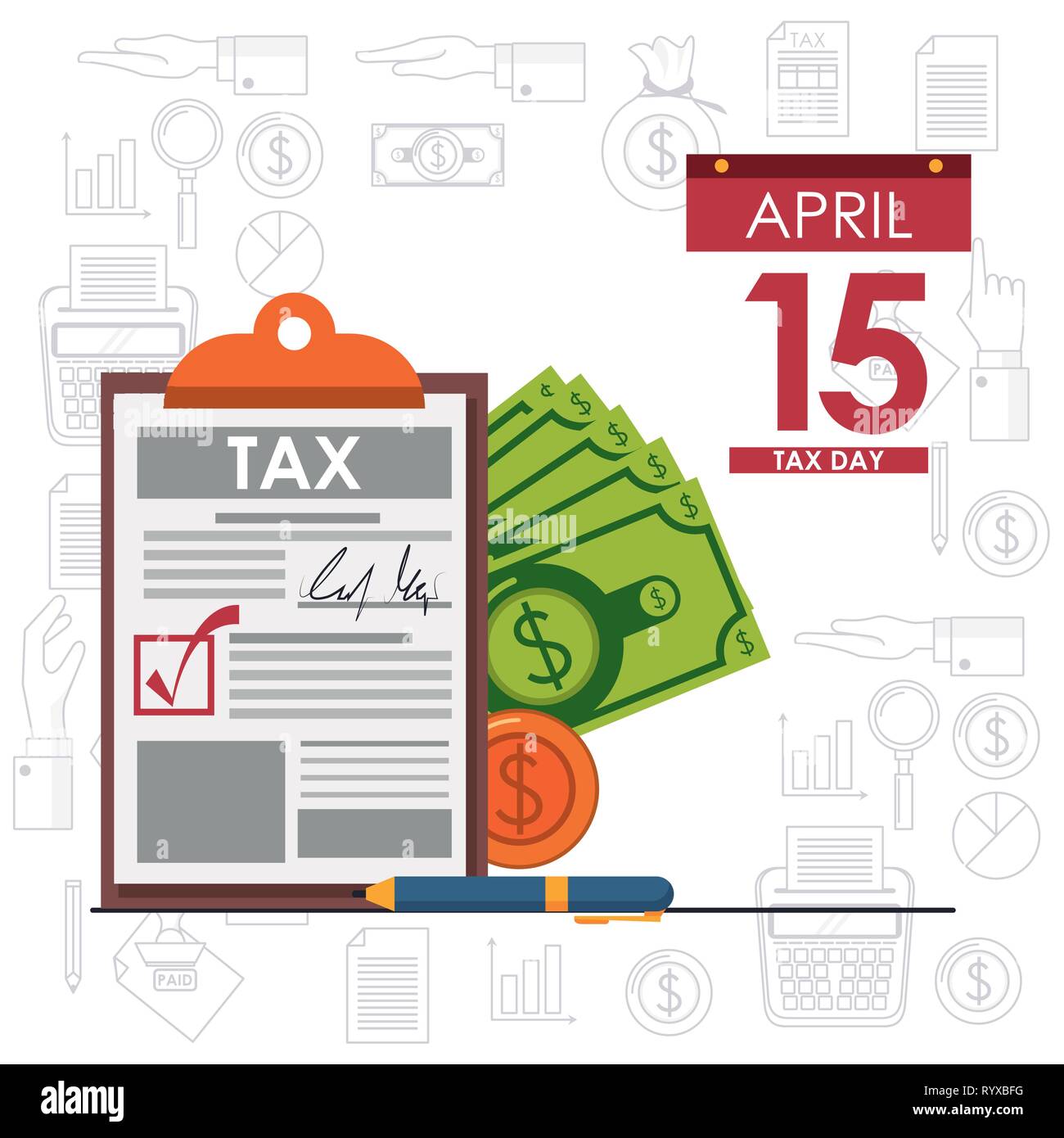 Taxation symbols hi-res stock photography and images - Alamy