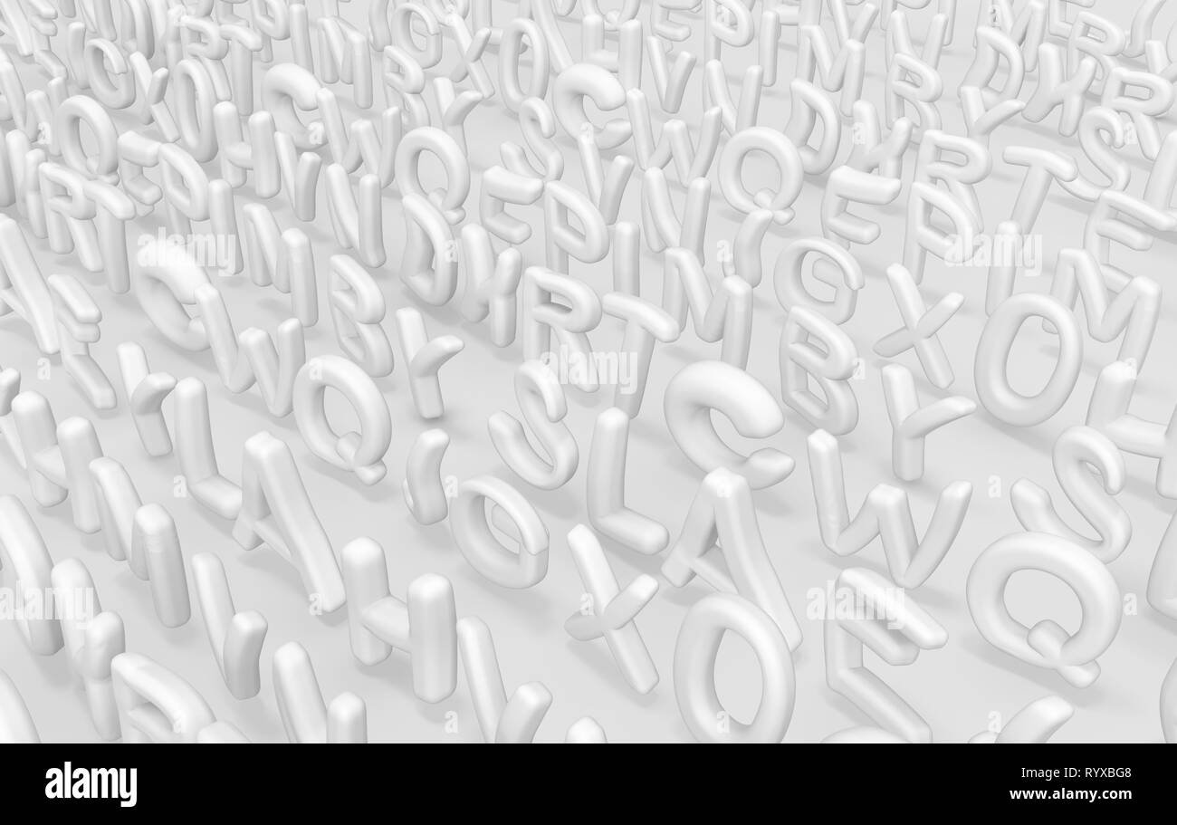Alphabet Letters Black and White Stock Photos & Images - Alamy
