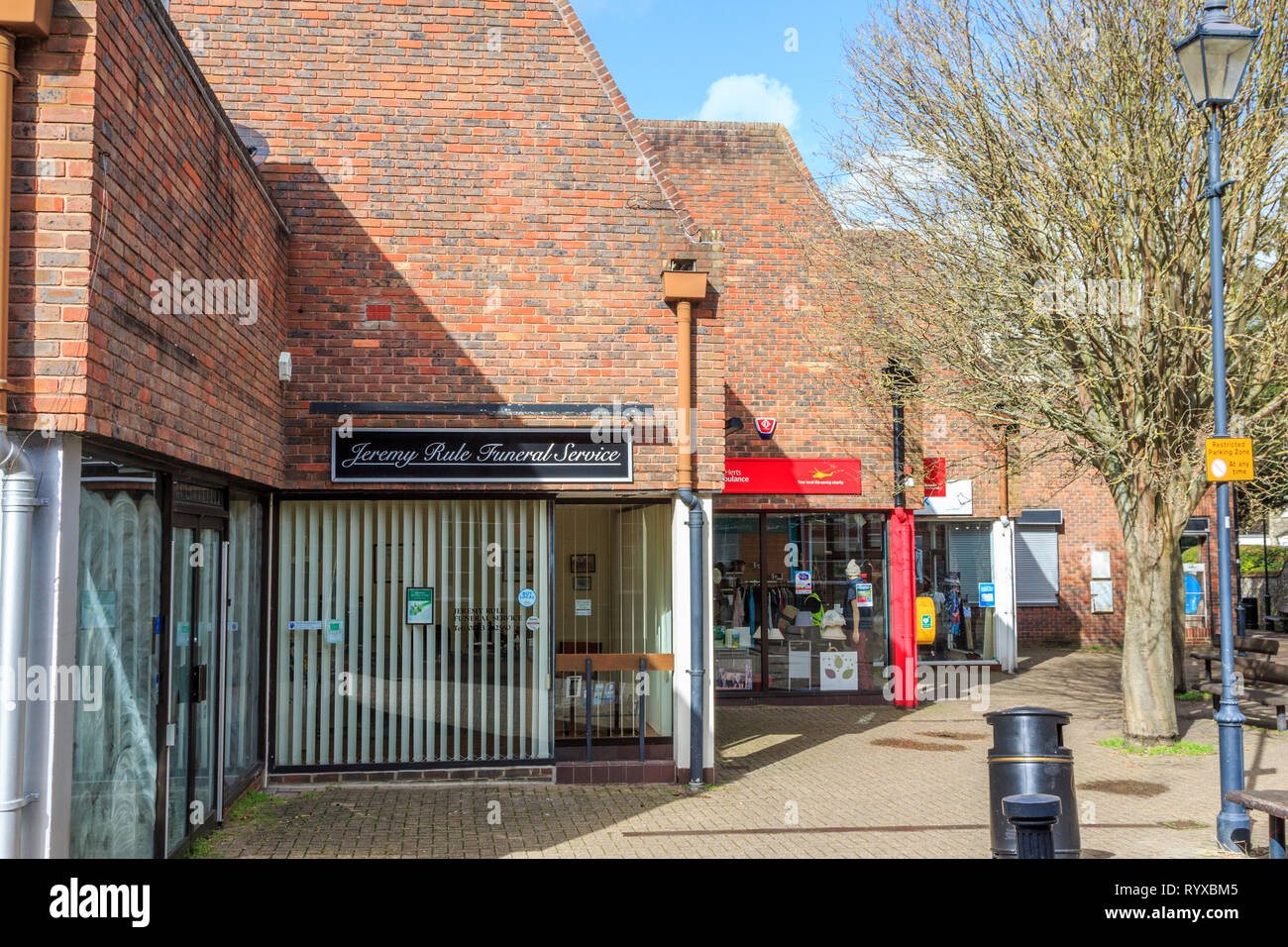 royston village , town centre, high street, hertfordshire, england, uk ...