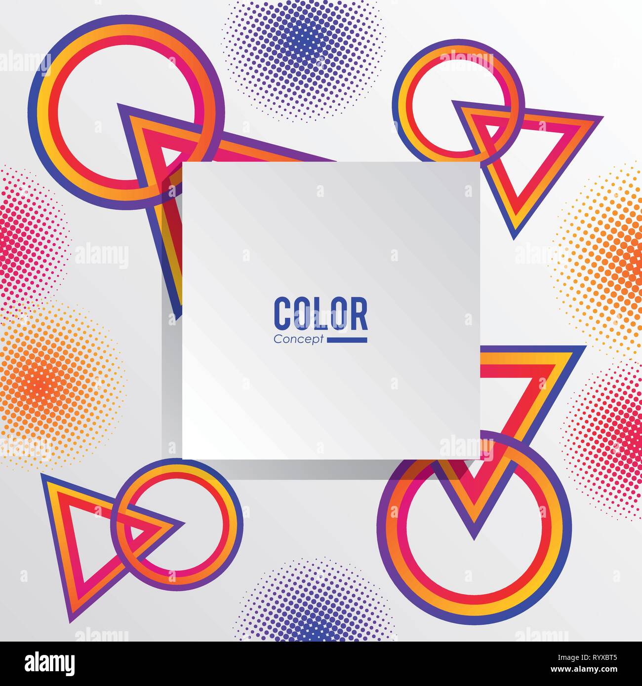 Color card concept Stock Vector Image & Art - Alamy