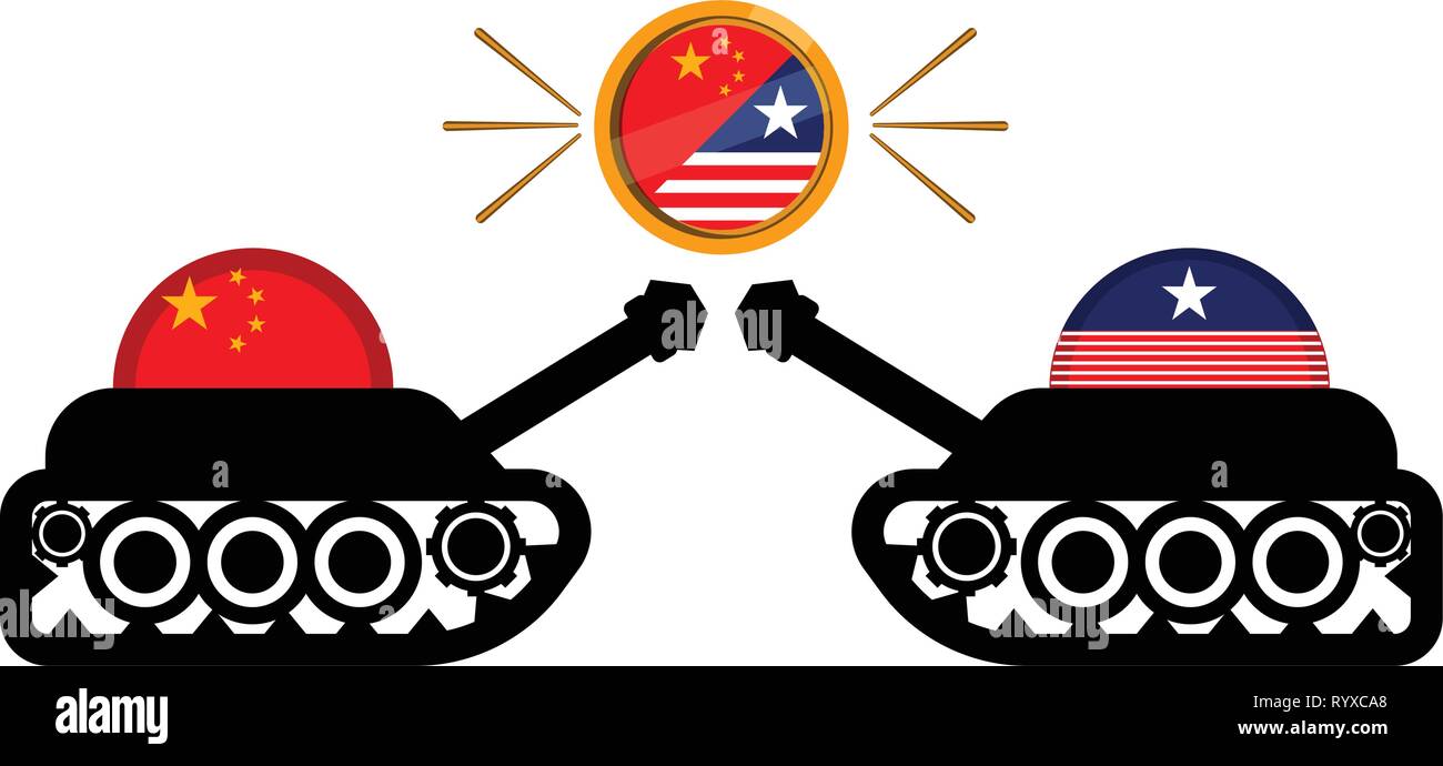 American and chinese army tanks Stock Vector Image & Art - Alamy