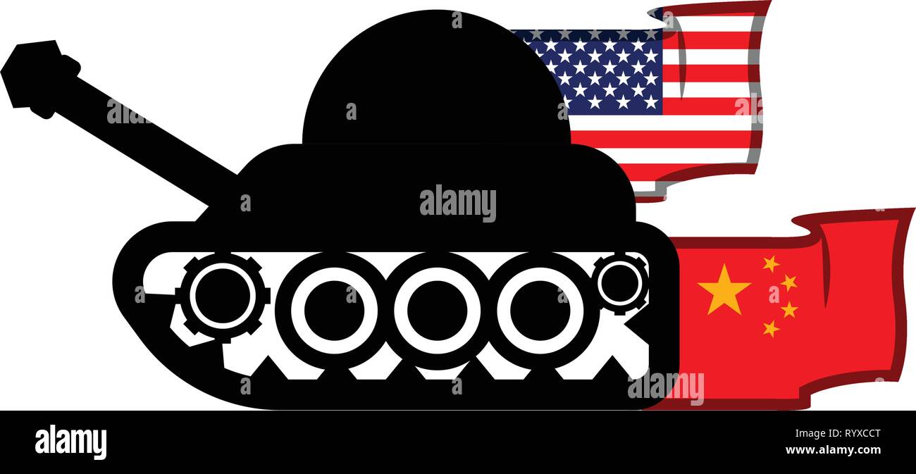 Tank with flag Stock Vector Images - Alamy
