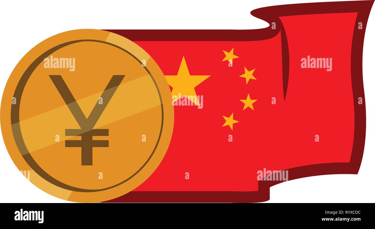 China economy flag Stock Vector Images - Alamy