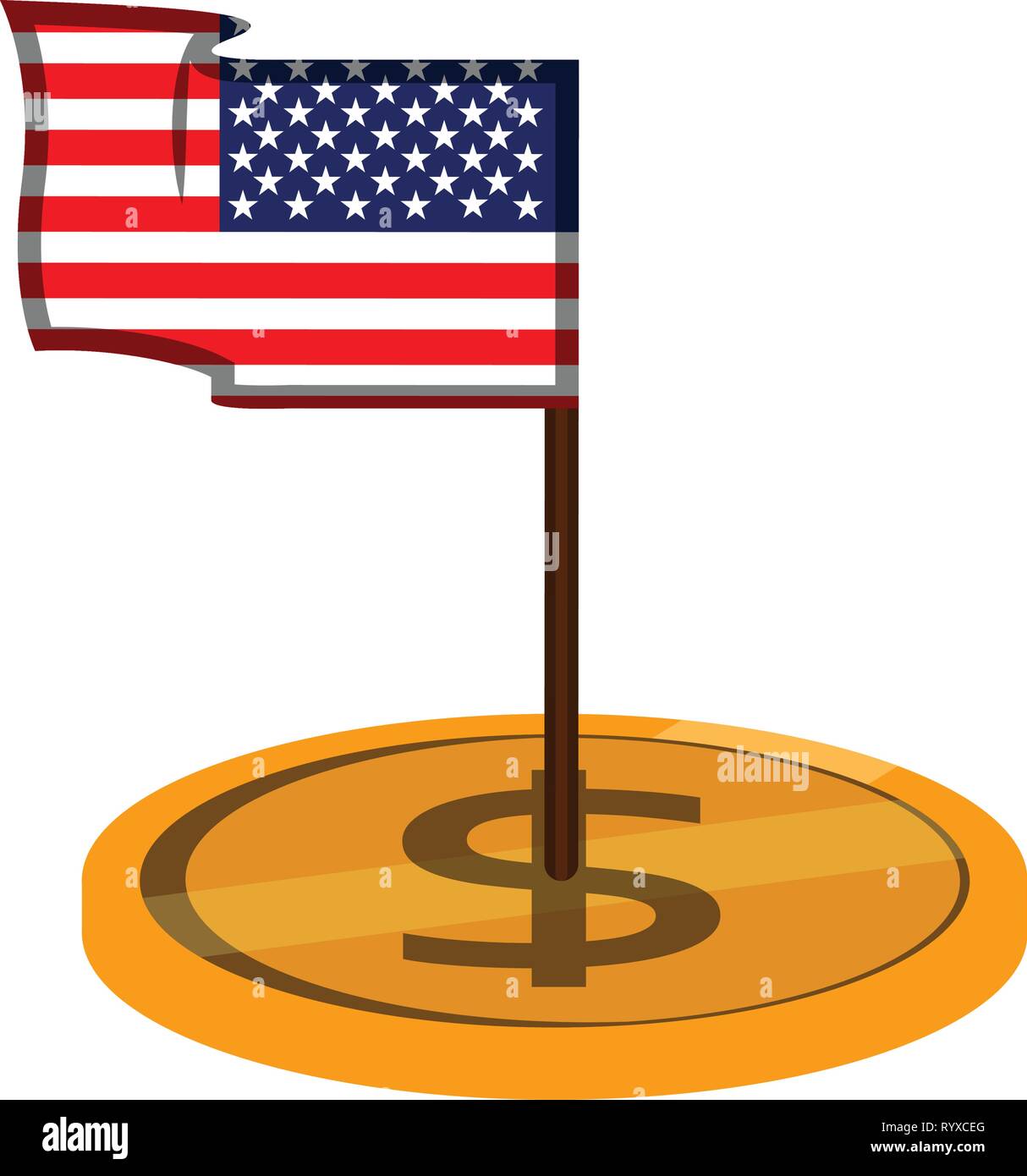 Us dollar of image Stock Vector Images - Alamy