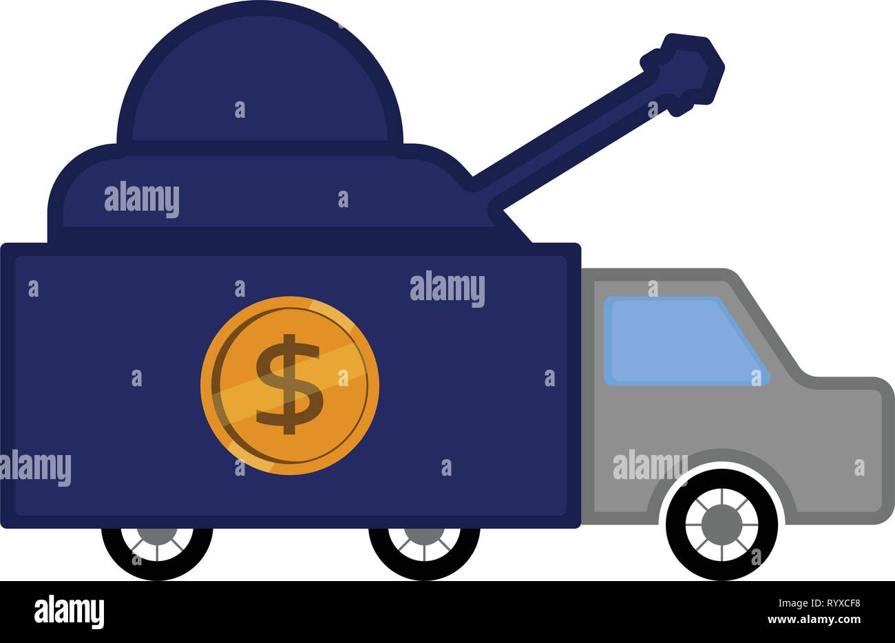 American army vehicle truck Stock Vector Images - Alamy