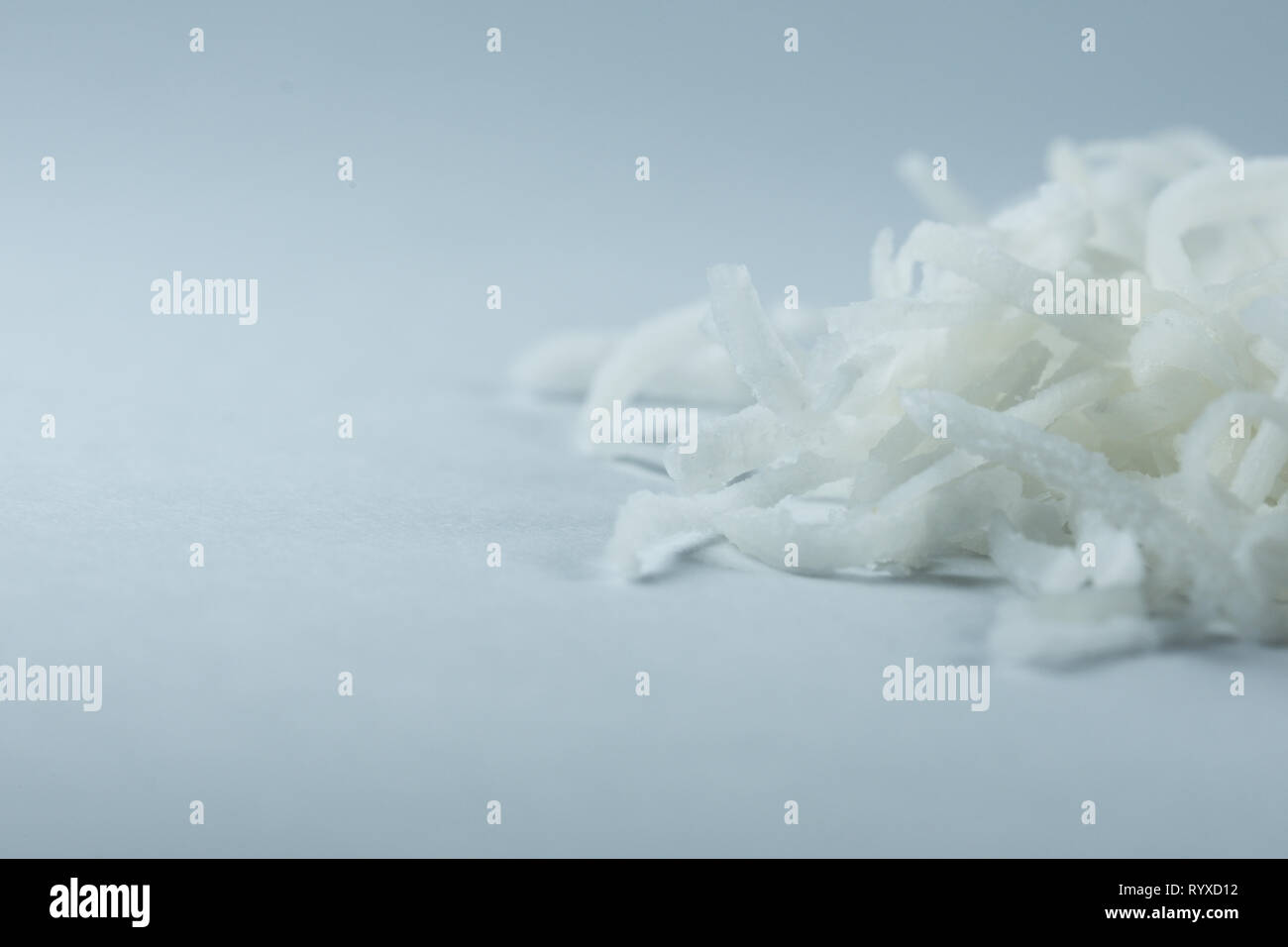 Raw organic shredded coconut hi-res stock photography and images - Alamy