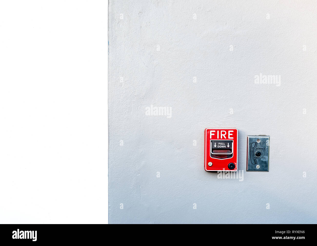 Fire alarm on wall hi-res stock photography and images - Alamy