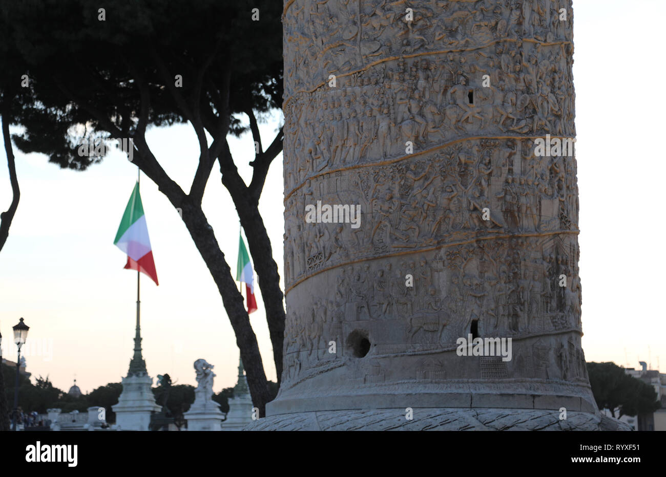 Trajan's column detail building hi-res stock photography and images - Alamy